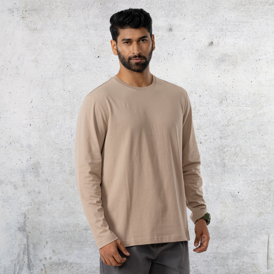 Essential Full Tee Light Beige – Comfystyle