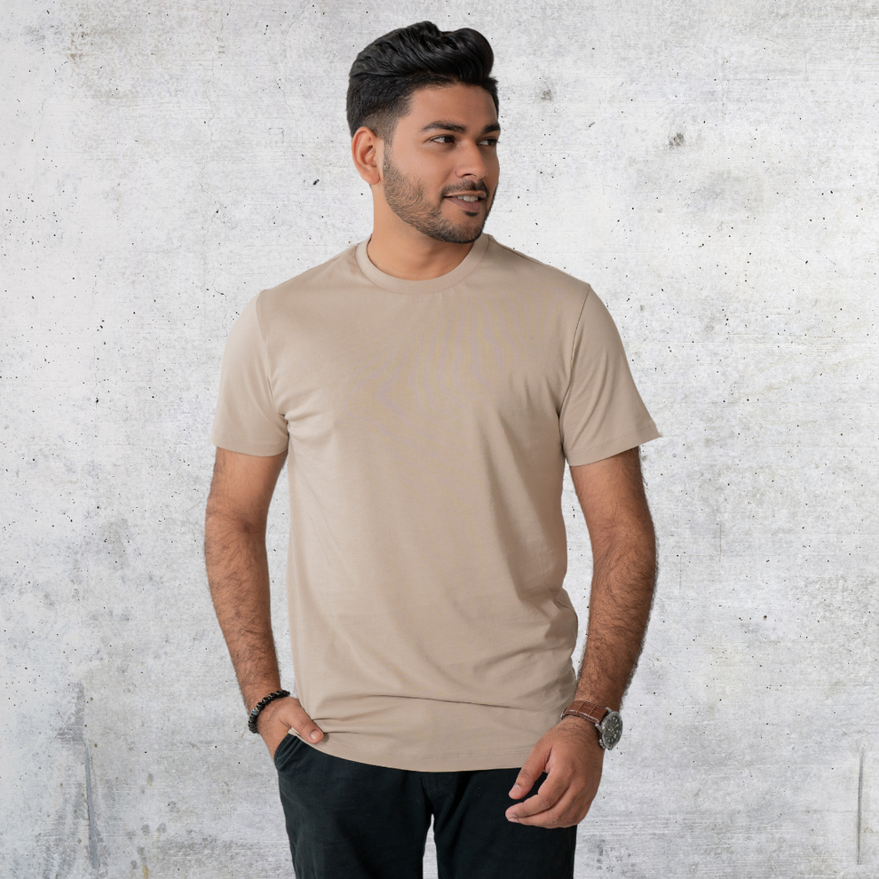 Essential Tee Light Beige – Comfystyle