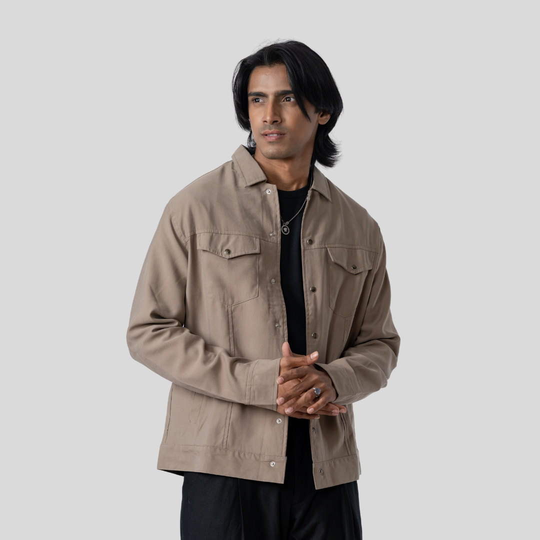 Men's Cut & Sew Jacket Truly Olive – Comfystyle